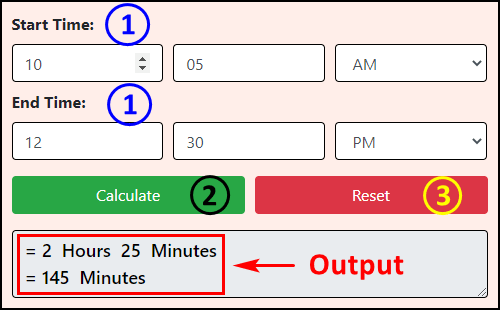 Hours Calculator Time Duration Calculator Online